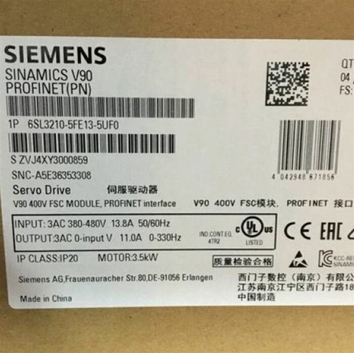 Модуль Siemens 6SL3210-5FE13-5UF0 6SL3 210-5FE13-5UF0