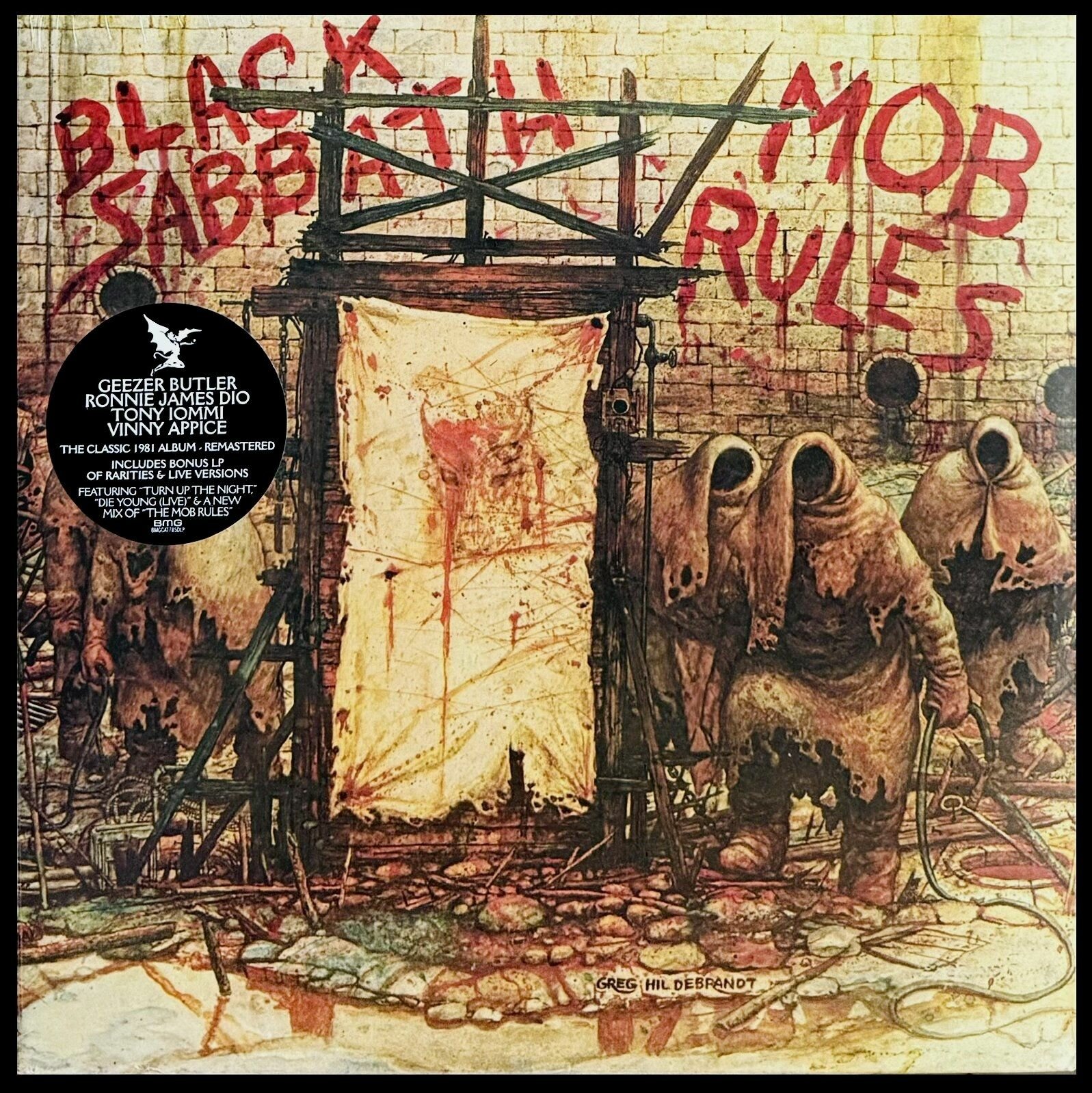 Виниловая пластинка Black Sabbath - Mob Rules (2LP, 2022, BMG)