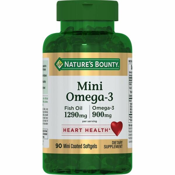 Омега-3 Мини Nature's Bounty/Нэйчес баунти капсулы 900мг 90шт