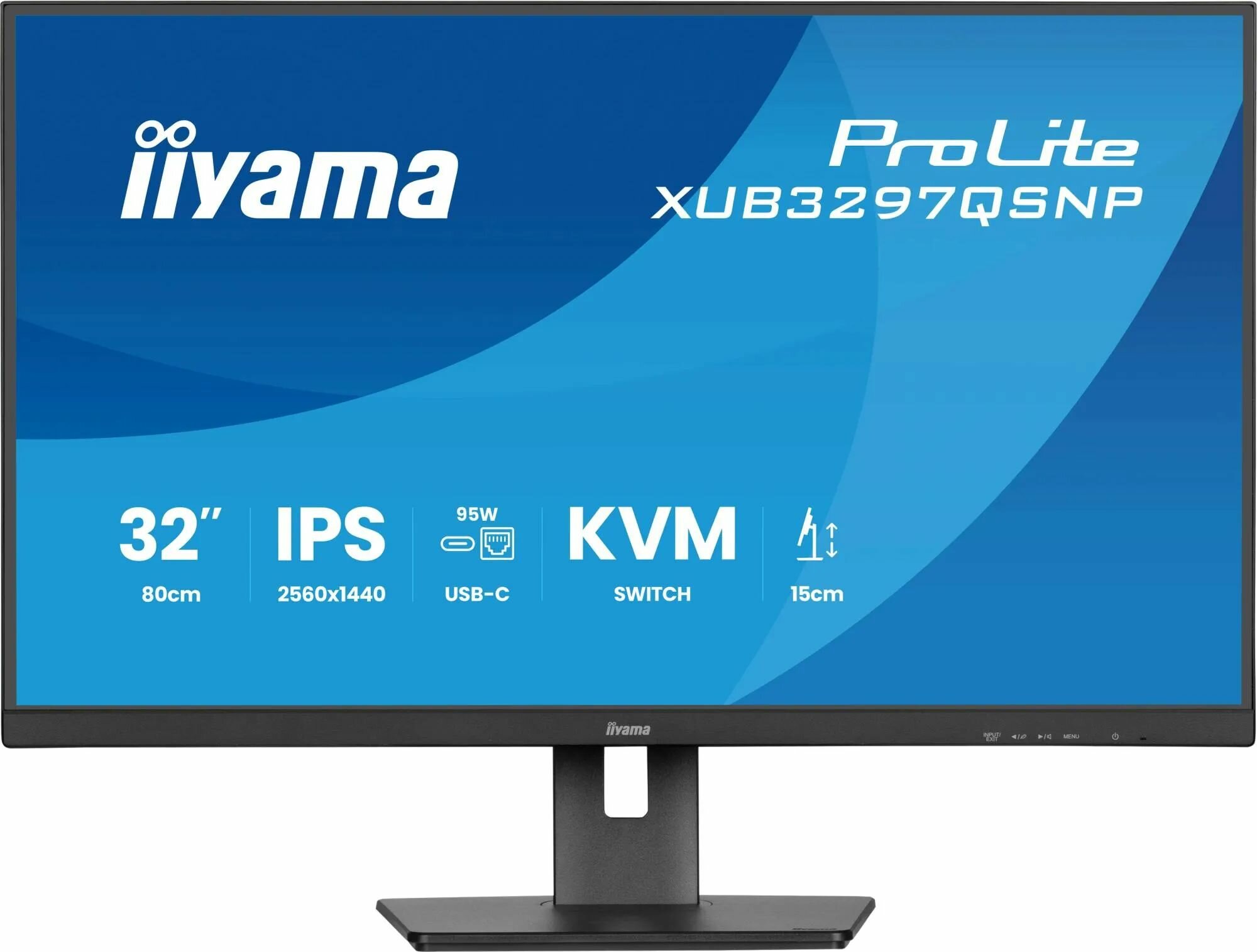 Iiyama 32 Монитор XUB3297QSNP-B1 IPS, 2560x1440, 100 Гц