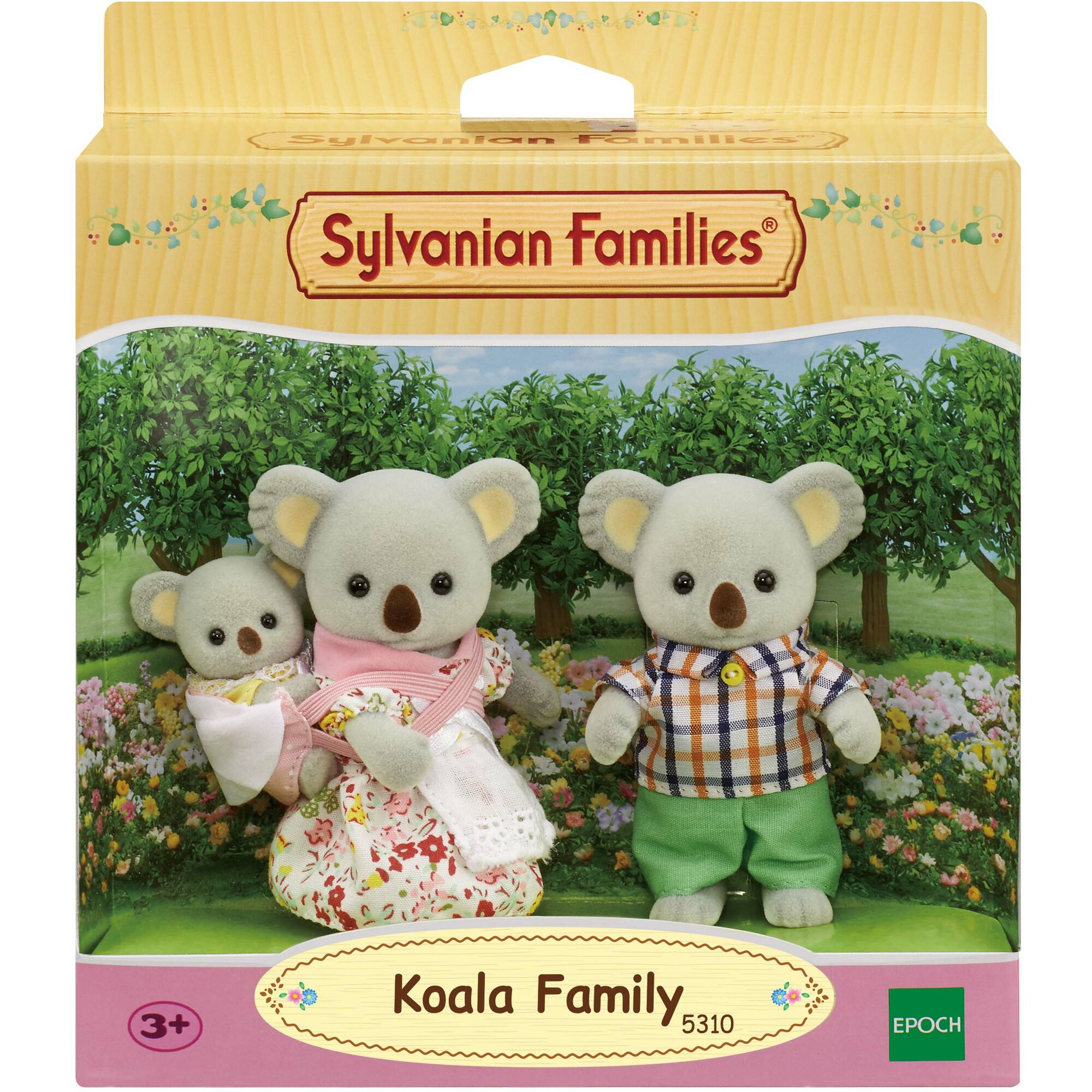 Игровой набор Sylvanian Families "Семейство Коал", 3 фигурки