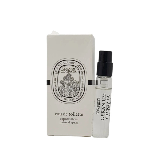 Diptyque Geranium Odorata туалетная вода миниатюра 2 мл - духи Диптик Гераниум Одората Душистая Герань