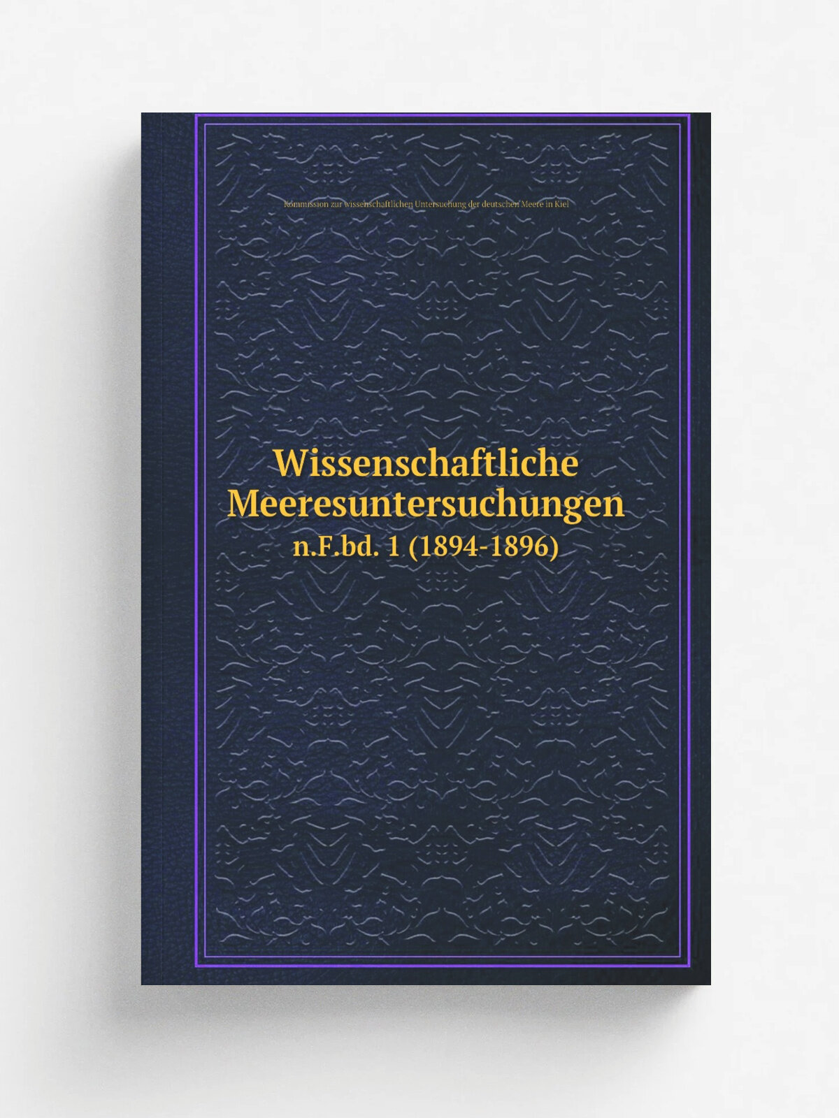 Wissenschaftliche Meeresuntersuchungen. n.F.bd. 1 (1894-1896)