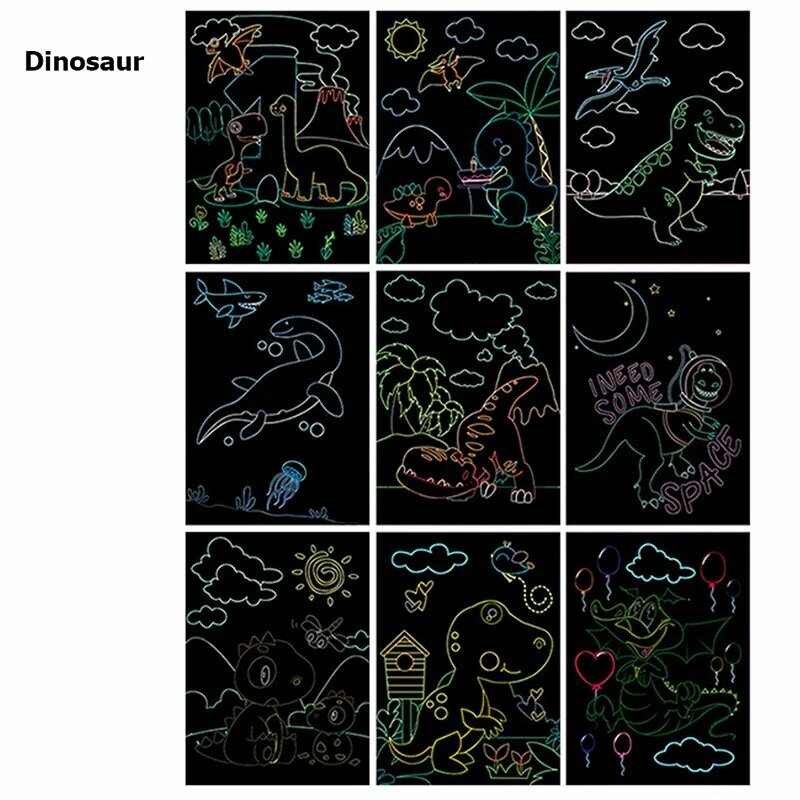 Мультяшные картины для рисования JOKEJOLLY dinosaur