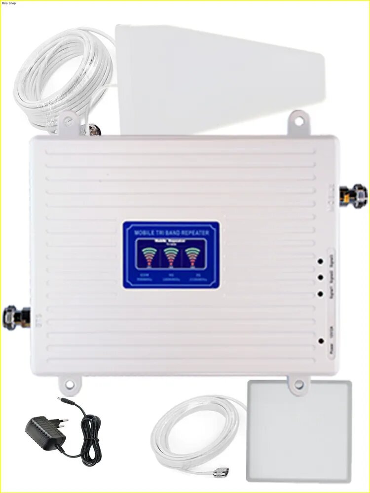 4G 3G 2G Усилитель сигнала сотовой связи и интернета 900/1800/2100 MHz 70dbi