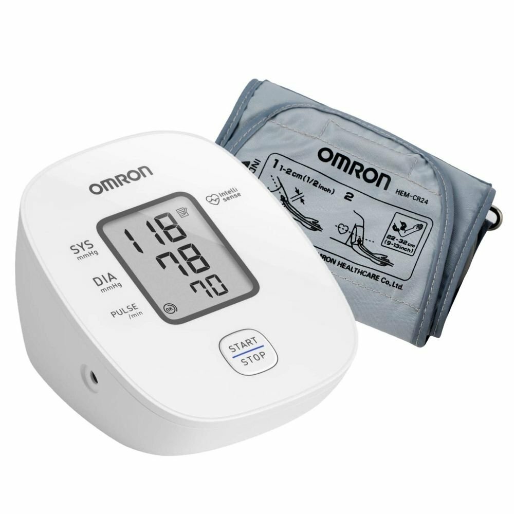 Тонометр OMRON M1 Basic автоматический с веерообразной манжетой 22-32см без адаптера HEM-7121J-RU