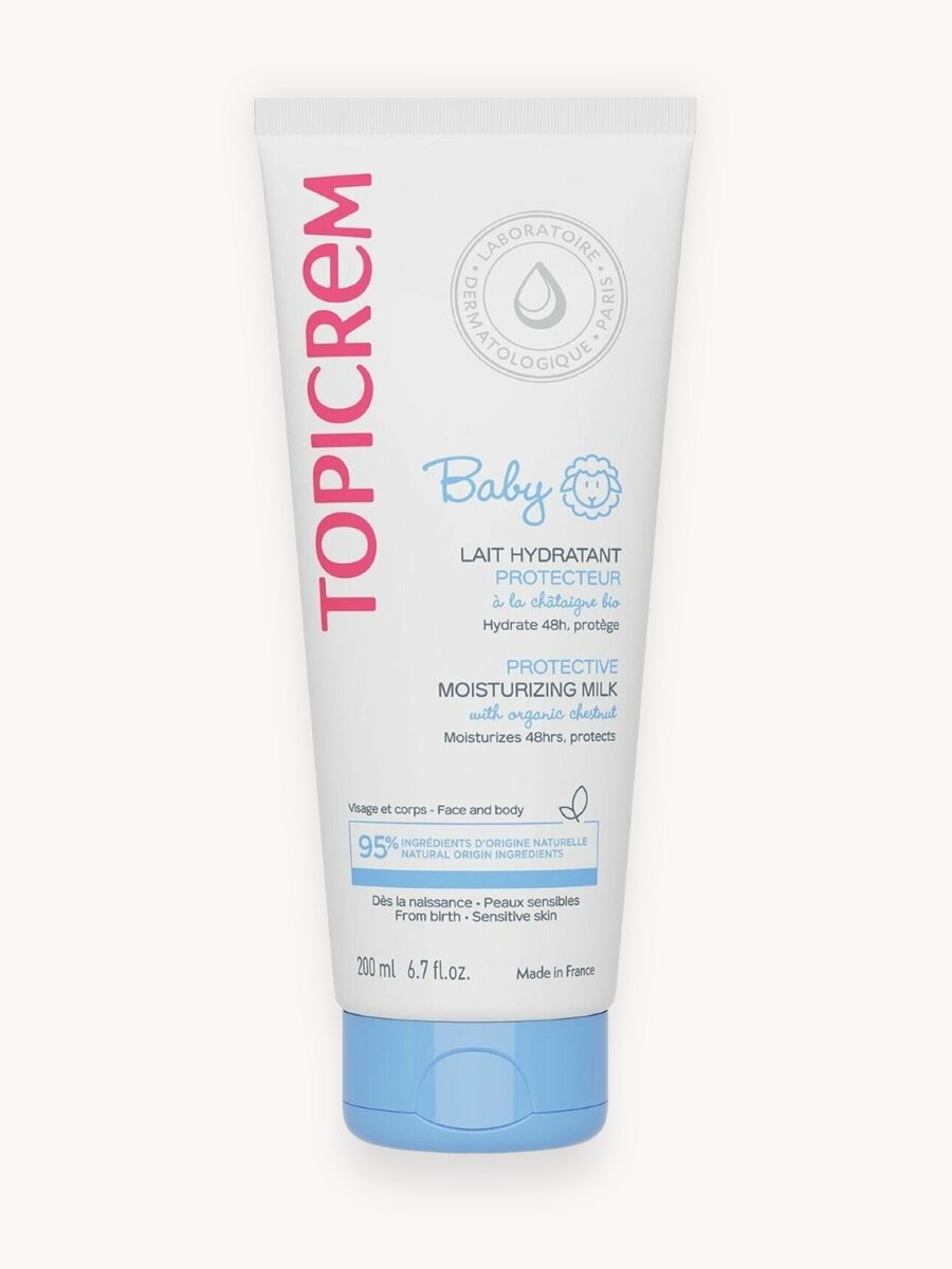 Топикрем бэби Защитное увлажняющее молочко, 200 мл | TOPICREM BABY Protective Moristurizing Milk