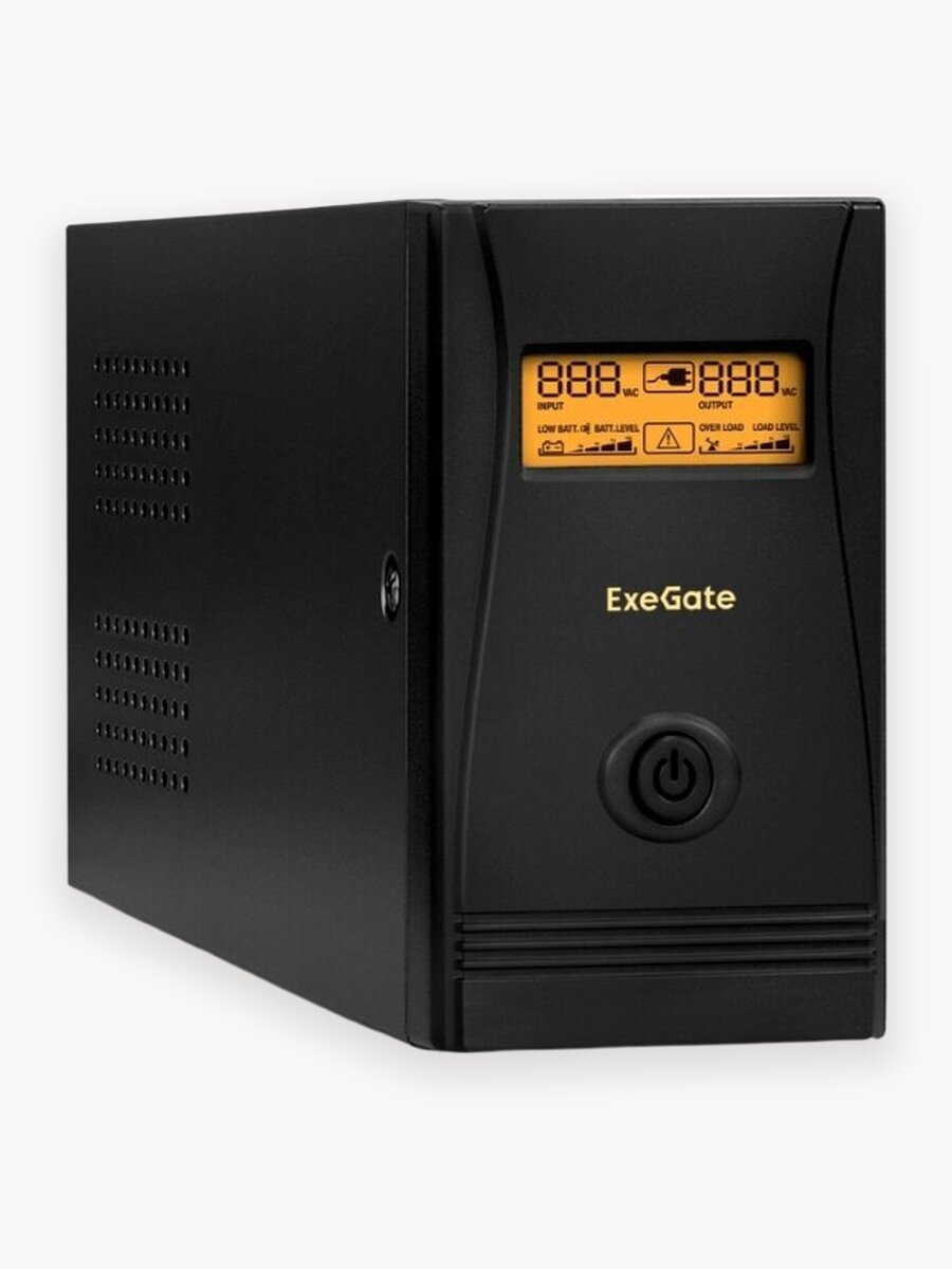 Блок бесперебойного питания ExeGate SpecialPro Smart LLB-600. LCD. AVR. C13 600ВА/360Вт EP285586RUS black