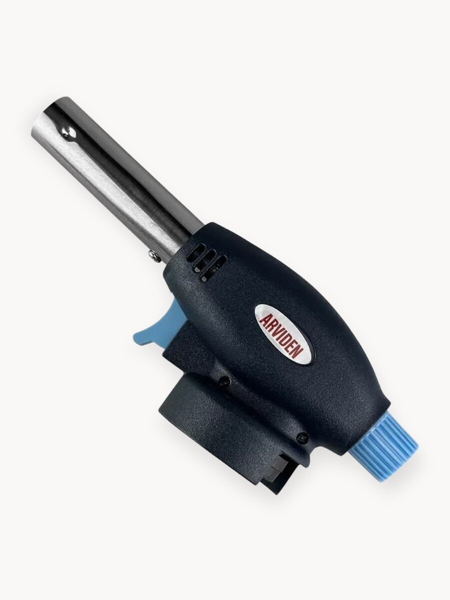 Горелка газовая на баллончик , туристическая, пьезоподжиг, регулировка пламени