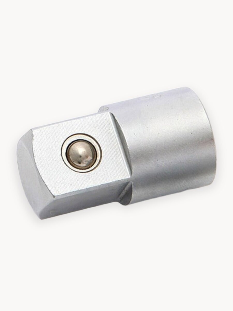 Переходник 1/2"F × 3/4"М, адаптер для торцевых головок, сталь CrV, Дело Техники, 629540