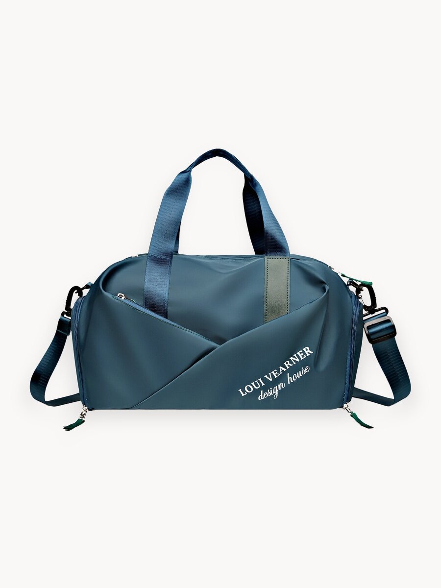 Сумка спортивная Loui Vearner, 17 л, 37х21х20 см, ручная кладь, зеленый,