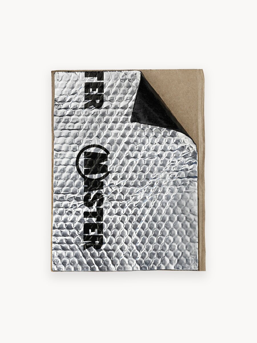 Шумоизоляция для сантехники (стальных ванн, поддонов, моек) 170 х 235 х 3 мм (2 шт.)