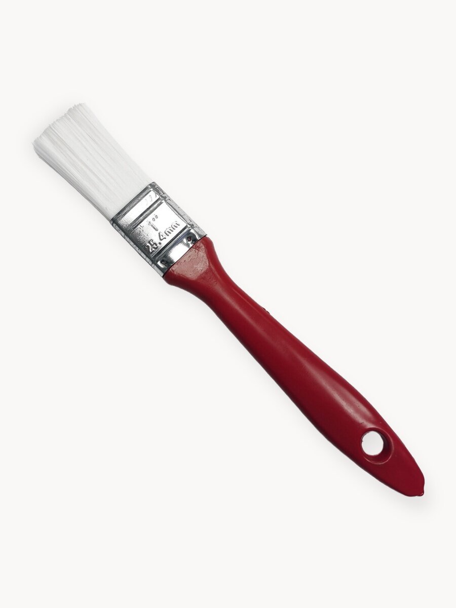 3шт - кисть нейлоновая жесткая 25мм пластиковая ручка TORRO