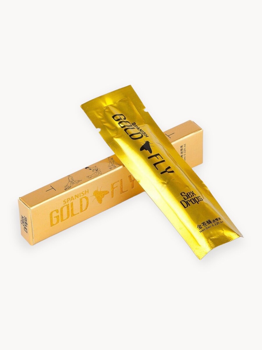SPANISH GOLD Fly (Золотая Шпанская Мушка) 3 саше, возбудитель для женщин