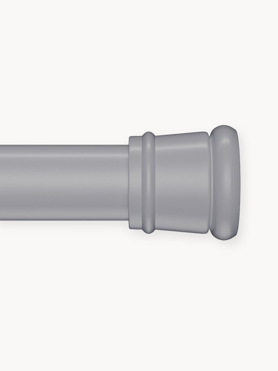 Карниз для ванной комнаты IDDIS Elegante SRC0120i14 110-200 см серый