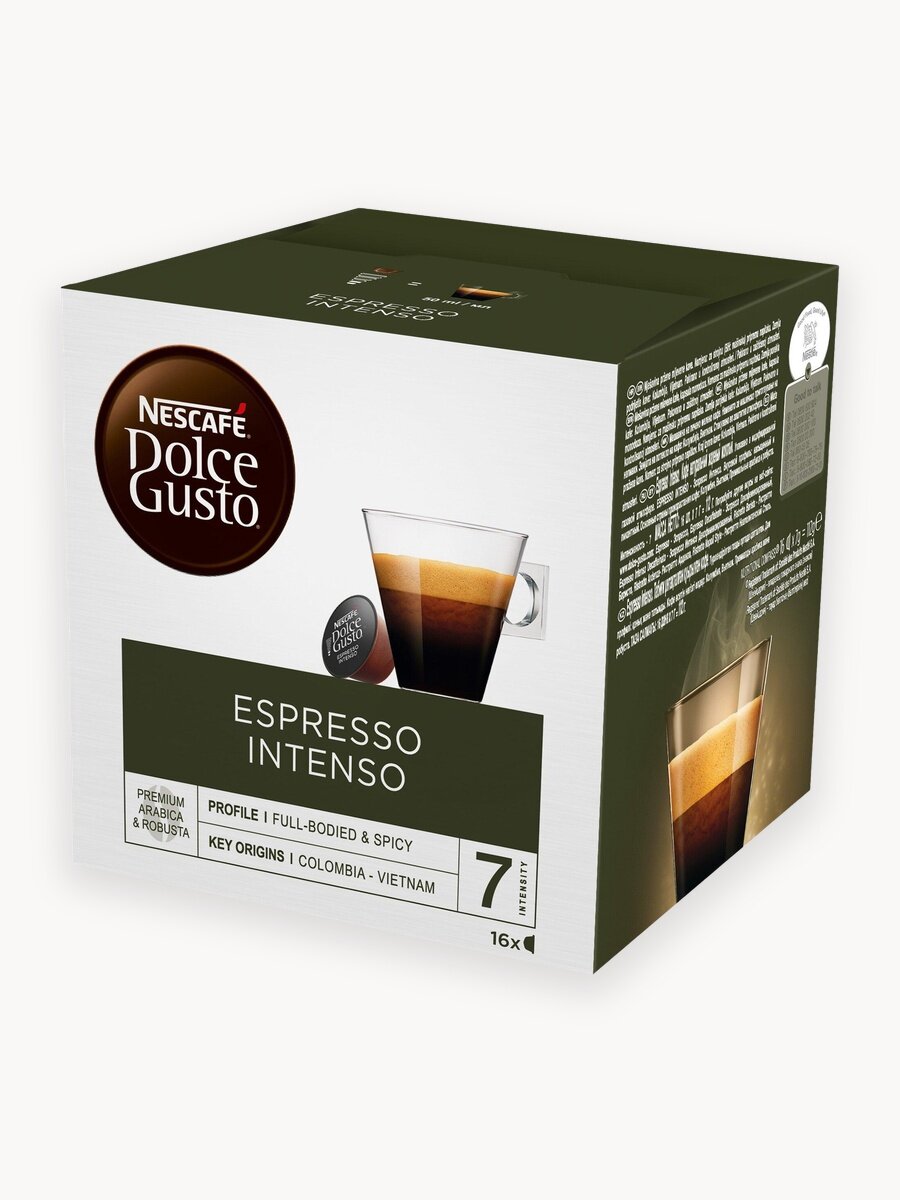 Кофе в капсулах Nescafe Dolce Gusto Espresso Intenso, 16 шт
