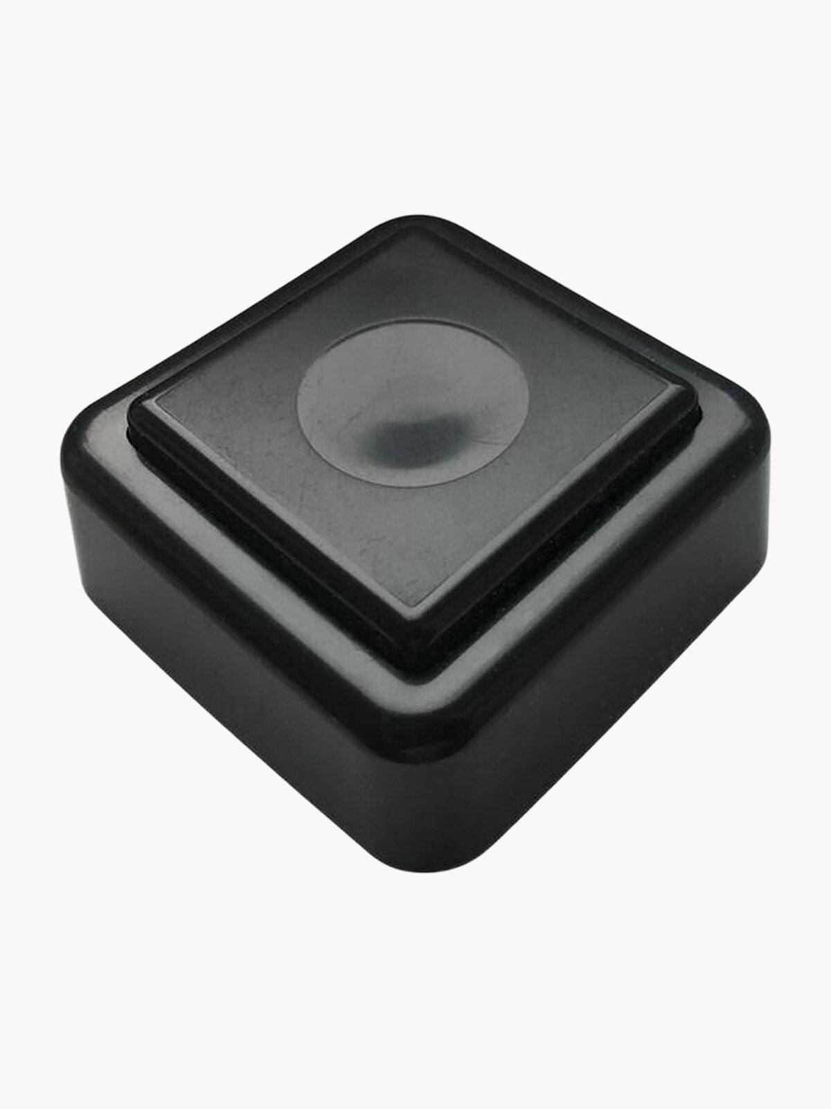 Кнопка звонка (выключатель для бытовых электрических звонков) Тритон ВЗ1-01 черн./черн.