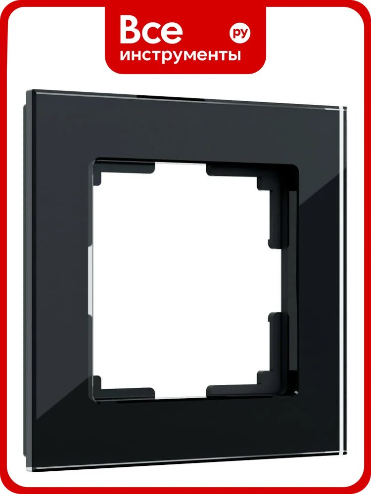 Рамка WERKEL W0011108 на 1 пост черный a051438