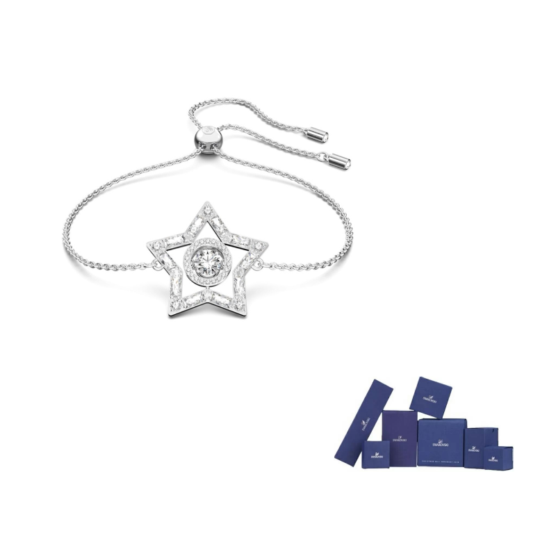 Браслет-манжета, кристаллы Swarovski