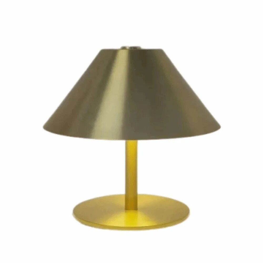 Настольная лампа-грибок золотая/серебряная rechargeable Gold 14x15cm