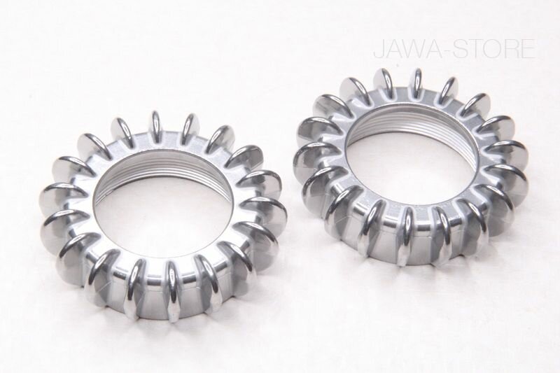 Гайки выхлопной трубы (полированные) для Ява 350-250 модель 353-354-360 (Чехия)