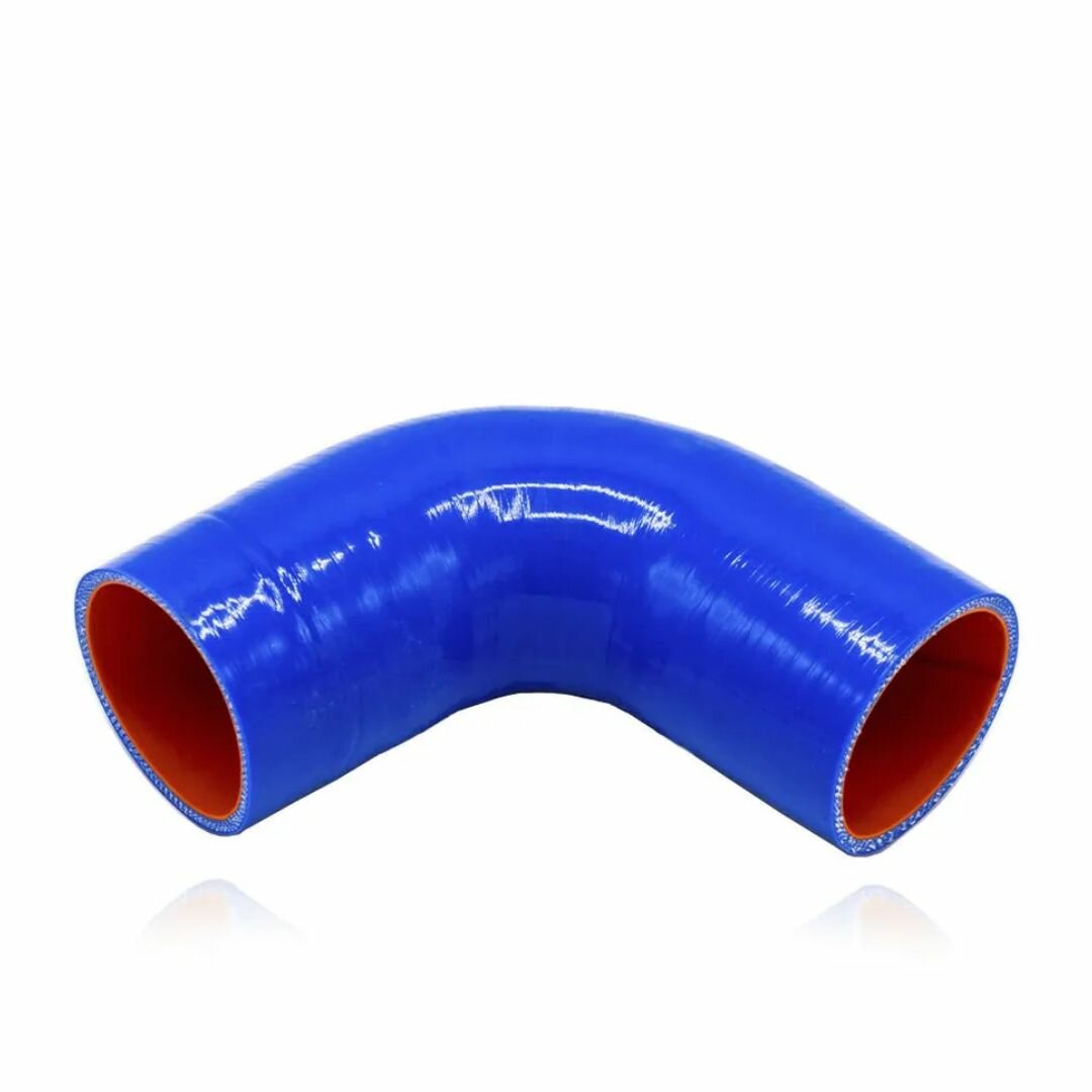 Патрубок силиконовый угловой Ду 76 мм 200х200мм 90 гр