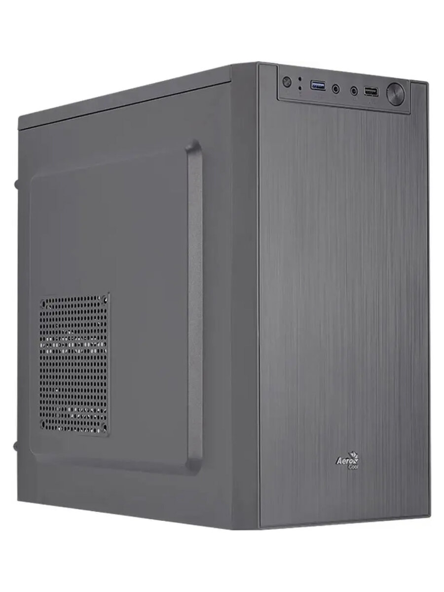 Корпус FORMULA (AEROCOOL) MiniTower CS-108-S-BK-V1 black (mATX, без БП, USB2.0+USB3.0, 1x80mm) (CS-108-S-BK-V1 (F))