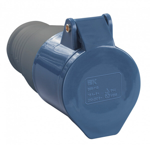 IEK Розетка 223 переносная 2Р+РЕ 32А 220В IP44 PSR21-032-3 (3шт.)