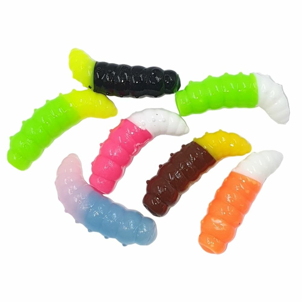 Силиконовые рыболовные приманки Cool Place Hog Stretch, Микс 1, сыр