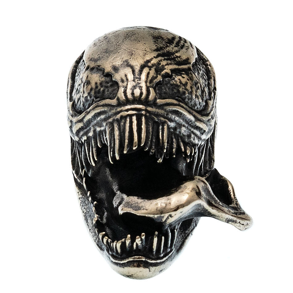 Бусина для темляка Веном, мельхиор