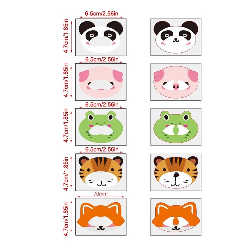 30 листов/пакет, наклейки против храпа для детей, наклейки для сна с закрытым ртом, пластырь для коррекции дыхания, пластырь для заклепки