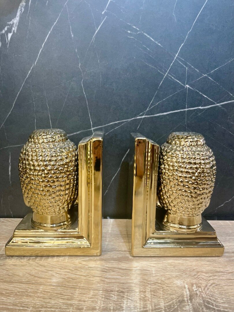 Держатель для книг Будда 2 шт Casaentera CE12-9841016 золото 145х100х185h