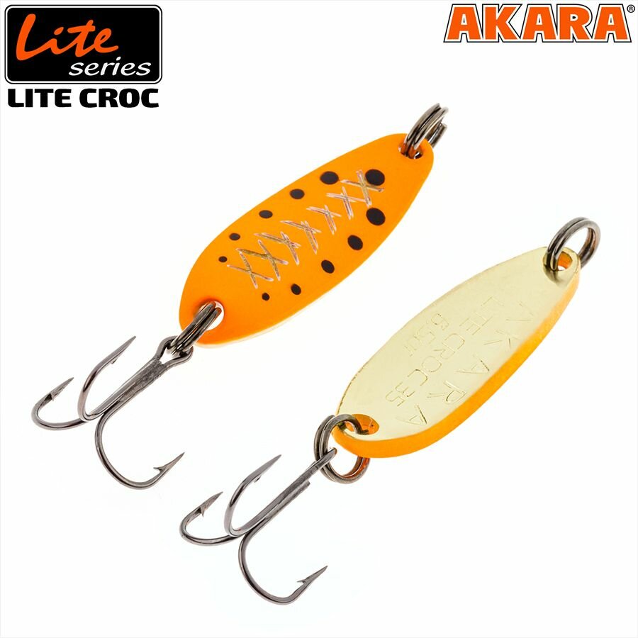 Блесна колеб. Akara Lite Series Lite Croc 35 6,5гр. AB47