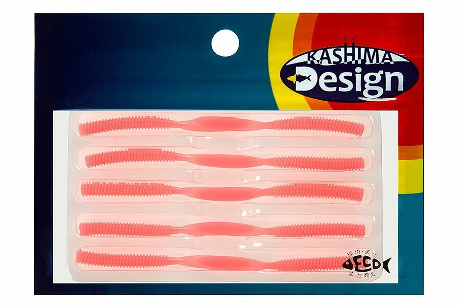 Kahara Приманка Aji Leech 1.9" #Pink Luminouse