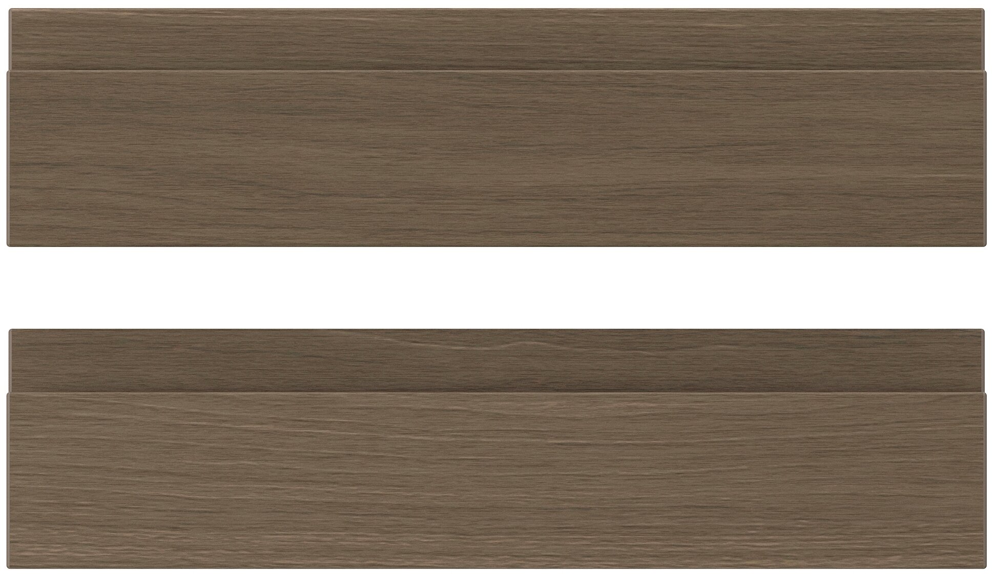 Фронтальная панель ящика 40x10 см икеа VOXTORP/воксторп, 2 шт, под грецкий орех