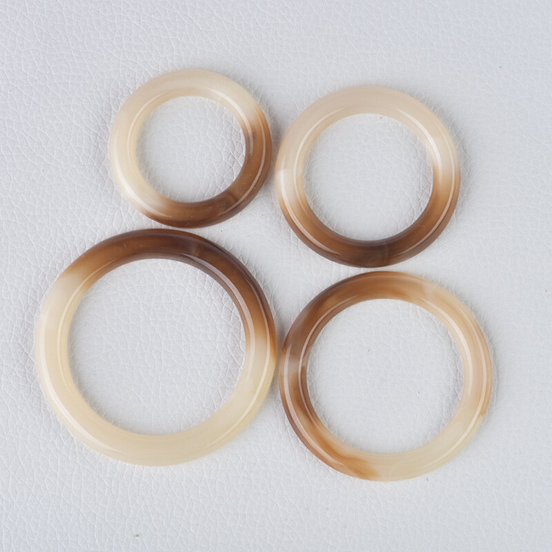 Круглая резиновая белая пряжка для сумки, женская одежда, декоративная кнопка, кольцо для кнопки, пряжка для джинсов, специальная кнопка