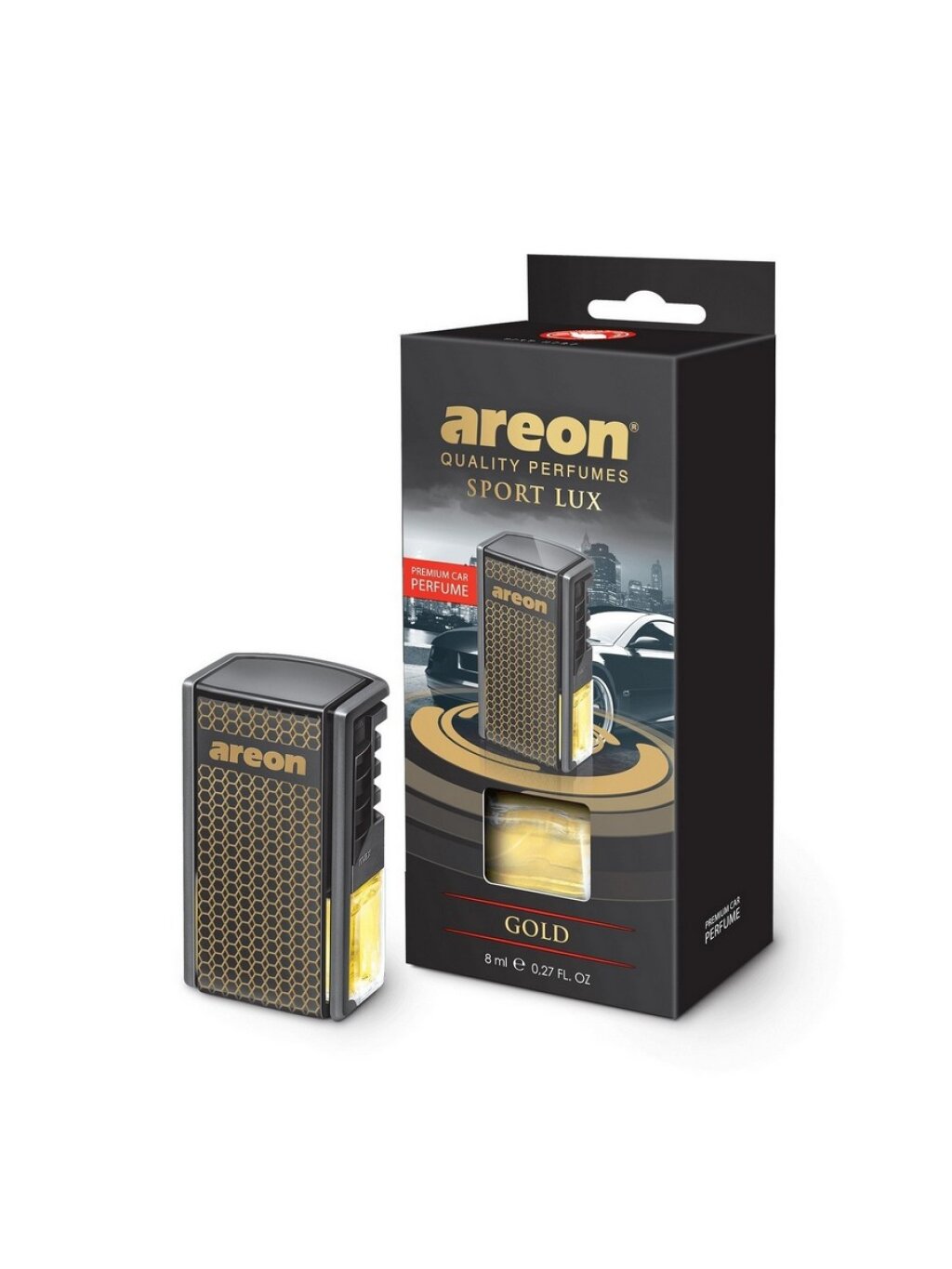 Ароматизатор на печку Areon Car box Superblister Gold/Золото