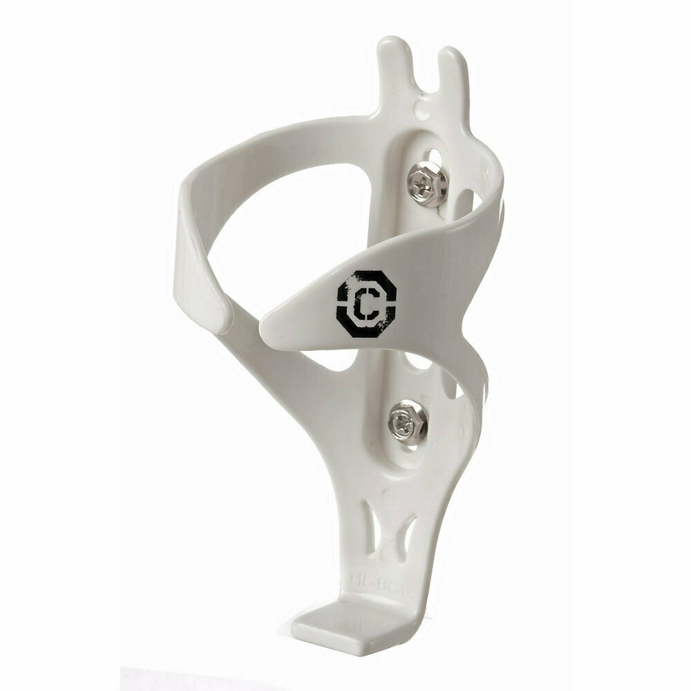 Флягодержатель велосипедный поликарбонат CLARKS BC-18 белый