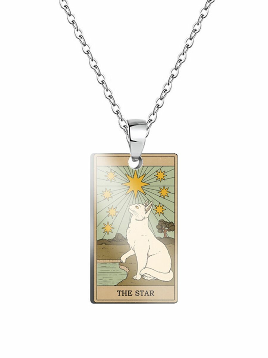 Кулон Аркан Звезда / Талисман Подвеска карты Таро Уэйта / The Star