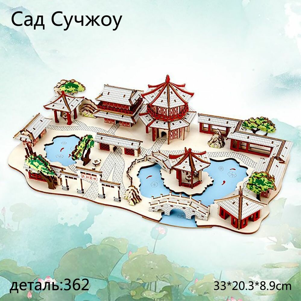 3D-диорама, древняя китайская архитектура