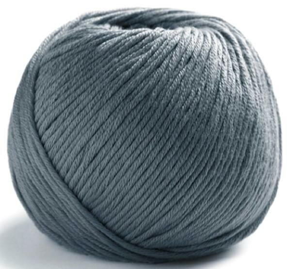 Cosma /Косма/ пряжа Lamana (60% пима хлопок, 40% модал), 50г/100м (46, basaltblau (синий базальт), синий)