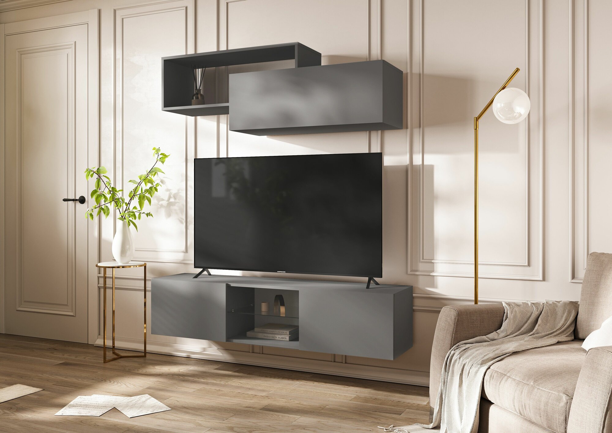 Гостиная Норд Вариант №3 Графит