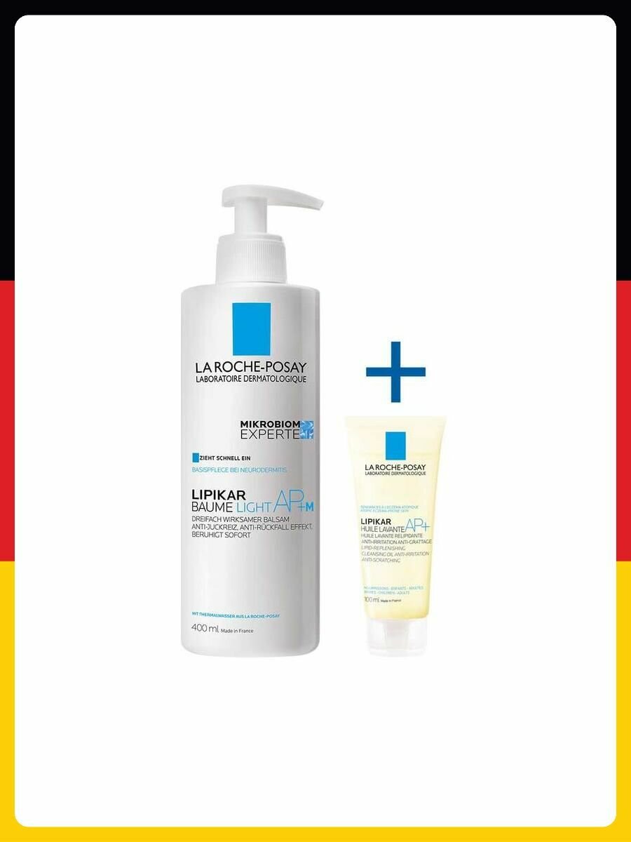 Лосьон для ухода за кожей La Roche Posay Lipikar Baume light, 400 ml