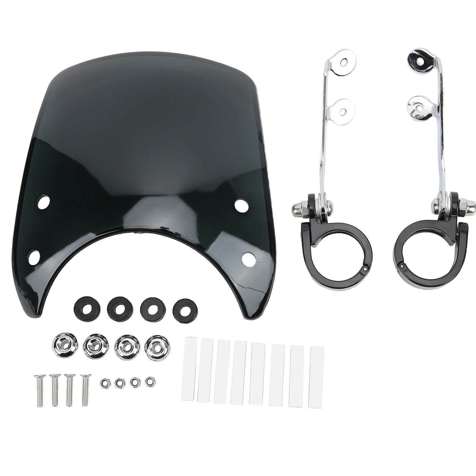 Универсальный ветровик в ретро стиле, черный