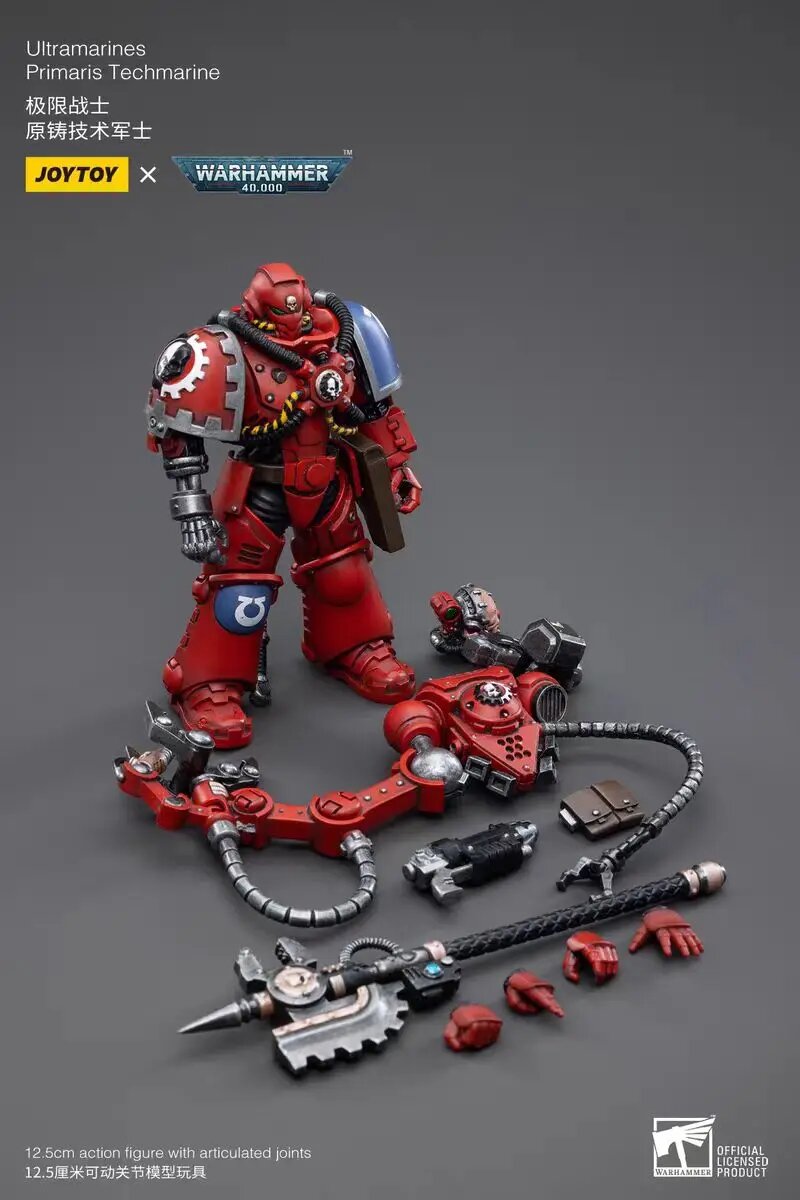 JOY TOY Warhammer 40K Ultramarines Primaris Techmarine Фигурки 1/18