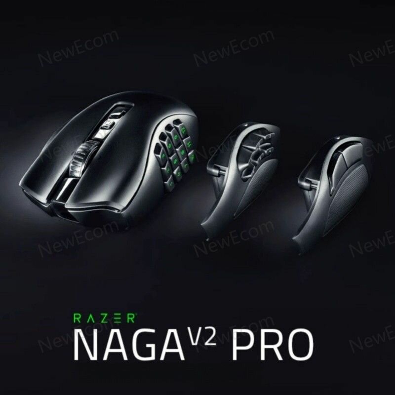 Компьютерная мышь Razer NAGA V2 PRO Blackk Беспроводная связь2.4G+BT+USB 30000DPI 750IPS