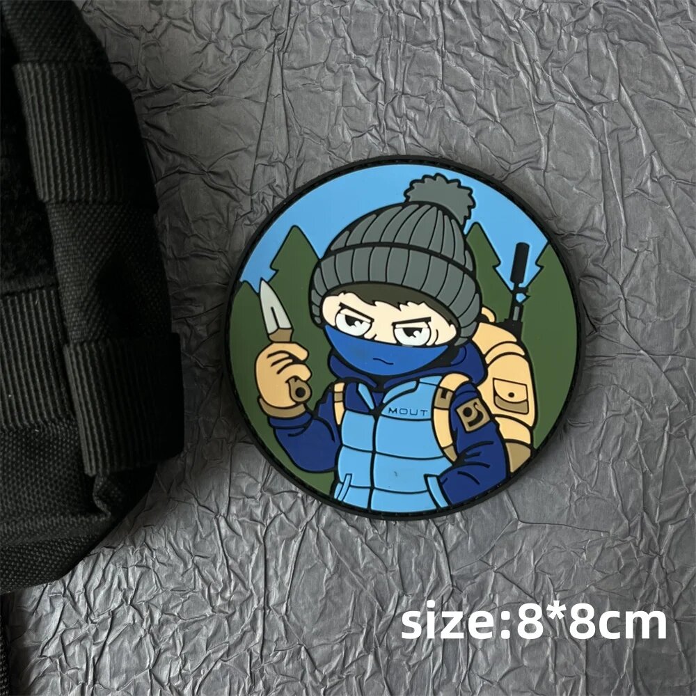 Антитеррористический патч с вышивкой