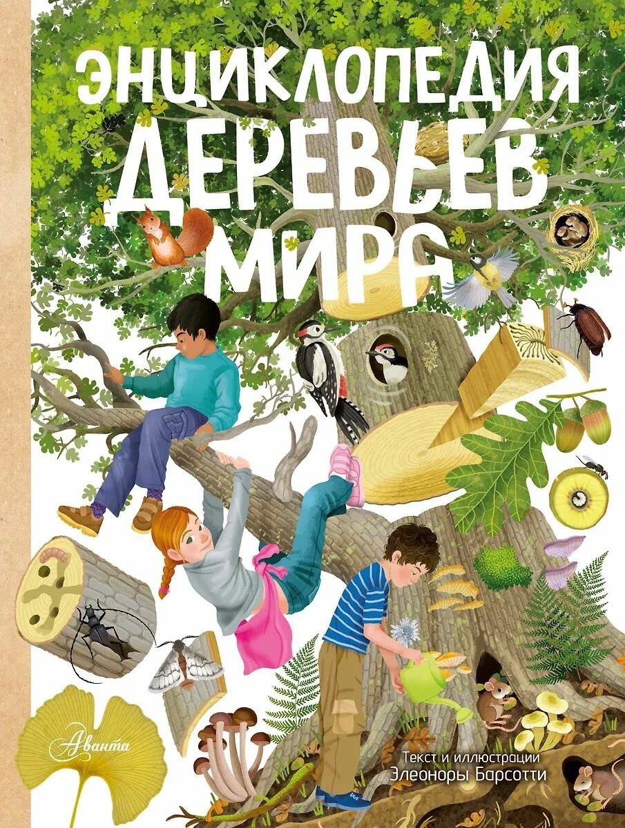 Энциклопедия АСТ деревья мира, Барсотти Э, 2025 год, твердая обложка, 64 стр