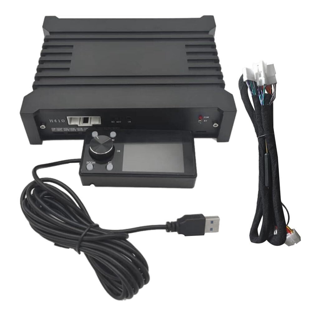 Усилитель мощности DSP, для автомобиля, 31-канальный, с многофункциональным экраном, черный