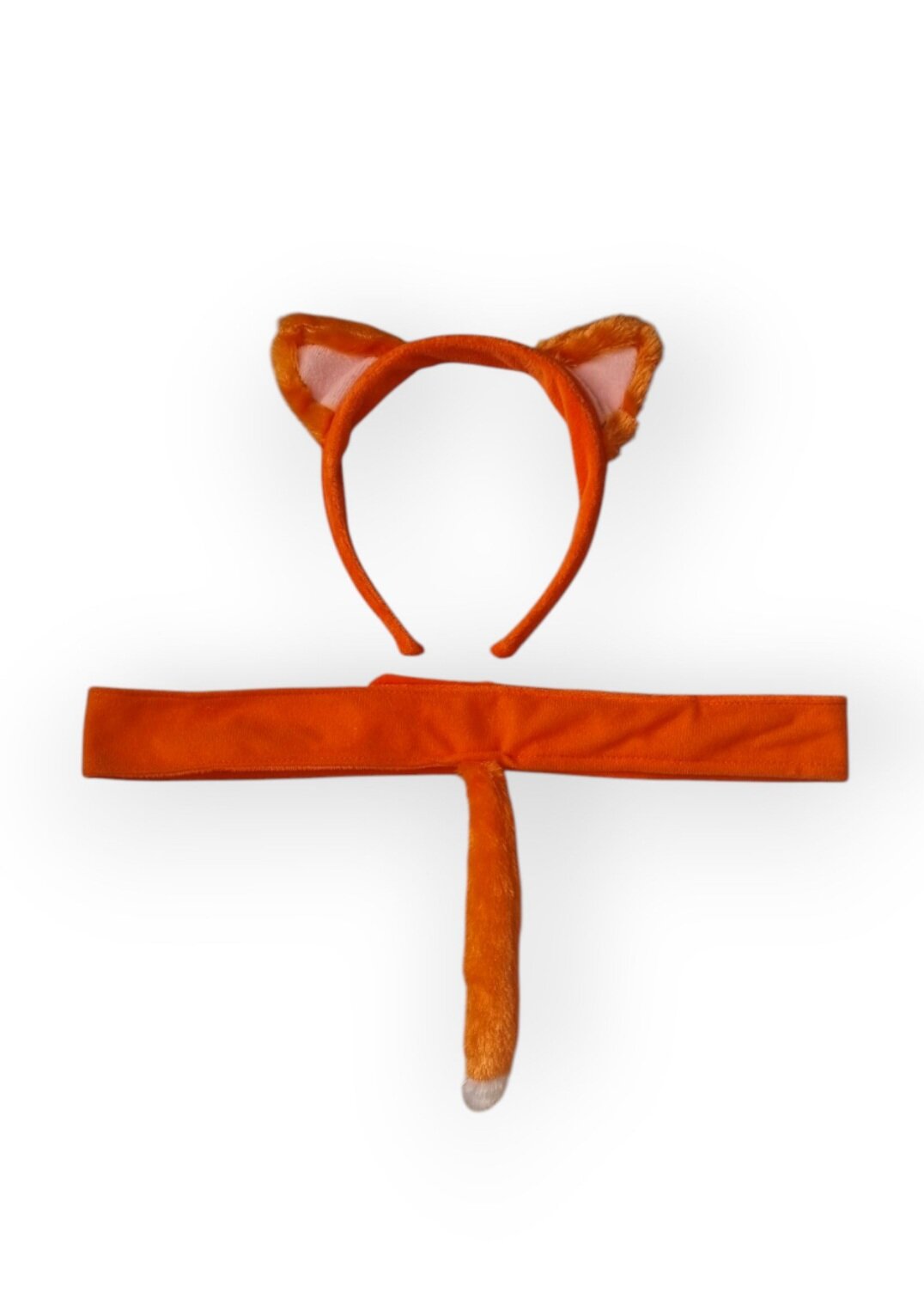 Набор: хвост и уши лисы на ободке